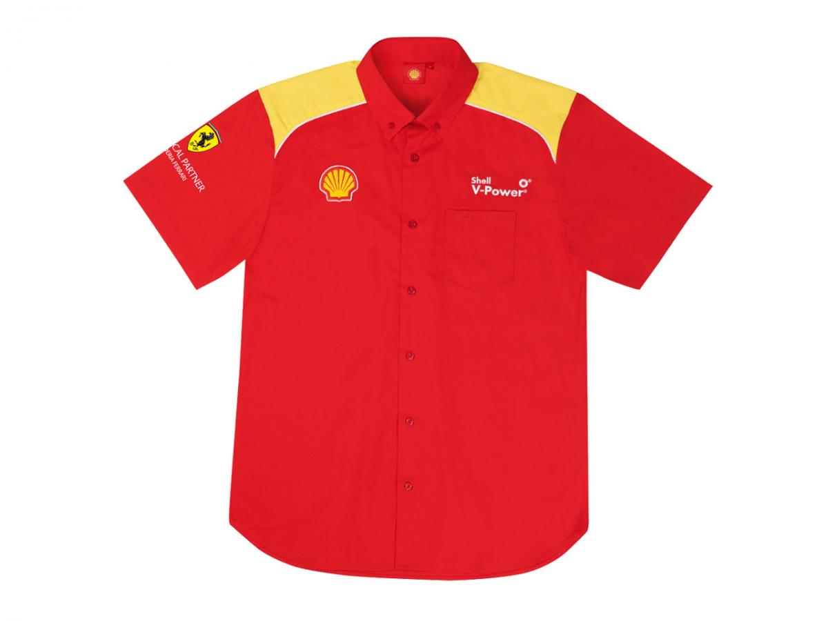 product image for Short Sleeve Woven Shirt Men's - Red