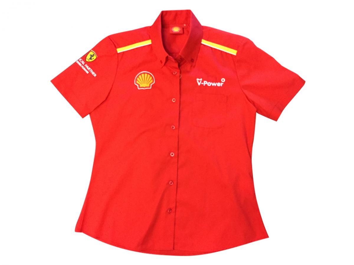 product image for Short Sleeve Woven Shirt Women's - Red